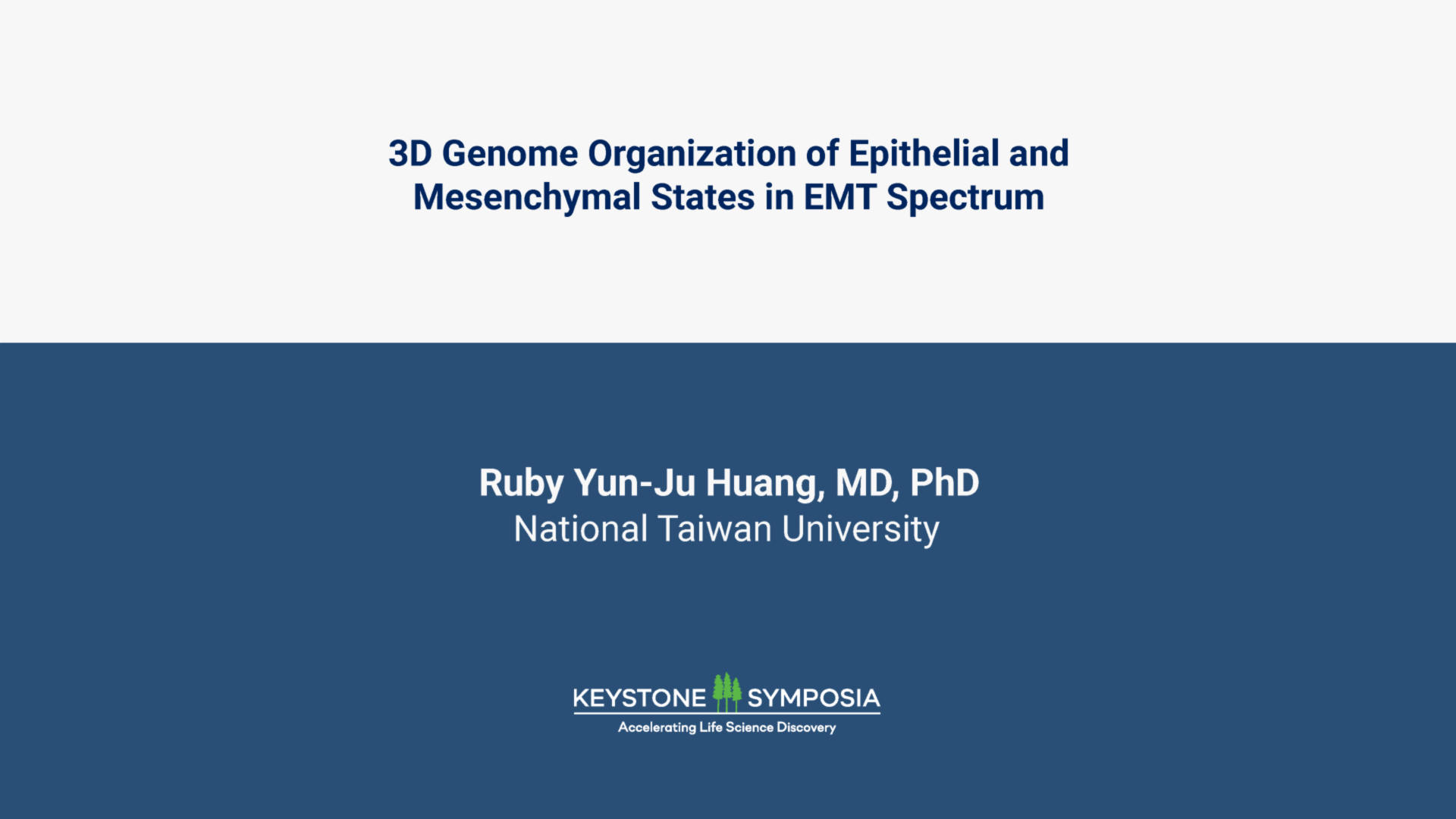 3D Genome Organization of Epithelial and Mesenchymal States in EMT ...