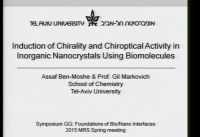 Induction of Chirality and Chiroptical Activity in Inorganic Nanocrystals Using Biomolecules ...