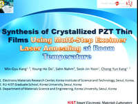Synthesis of Crystallized PZT Thin Film Using Layer-by-layer Excimer ...