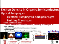 Exciton Density in Organic Semiconductors: Optical Pumping vs ...