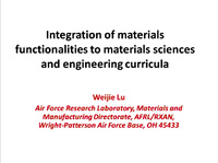 Integration of Materials Functionalities to Enhance Teaching and ...