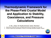 Phase-Field Crystal Model for Diamond-Cubic Ordering - Materials Research Society