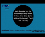 Light Coupling into the Whispering Gallery Modes of a Fiber Array ...