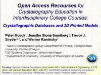 Educational Offsprings of the Crystallography Open Database and Their ...