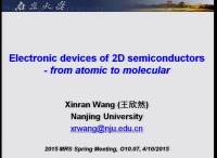 Electronic Devices of Two-Dimensional Semiconductors - From Atomic to ...