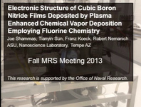 Electronic Structure of Cubic Boron Nitride Films Deposited by Plasma ...