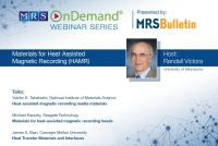 Materials for Heat Assisted Magnetic Recording (HAMR) - Materials ...