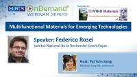 Multifunctional materials for emerging technologies - Materials ...