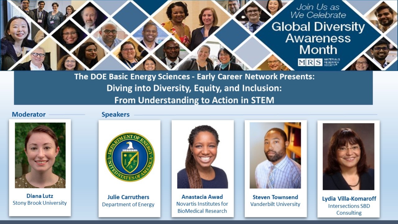 The DOE Basic Energy Sciences - Early Career Network Presents: Diving ...