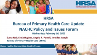 BPHC Update - National Association of Community Health Centers