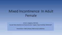 Mixed Incontinence in the Adult Female - Society of Urologic Nurses and ...