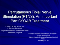 Percutaneous Tibial Nerve Stimulation (PTNS): An Important Part of OAB ...