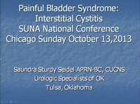 Painful Bladder Syndrome/Interstitial Cystitis - Society of Urologic ...