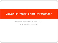 Vulvar Dermatitis/Incontinence Associated Dermatitis - Society of ...