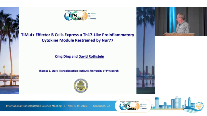 General Session 4 (Antigen Presentation - Direct, Indirect, Semi-Direct ...
