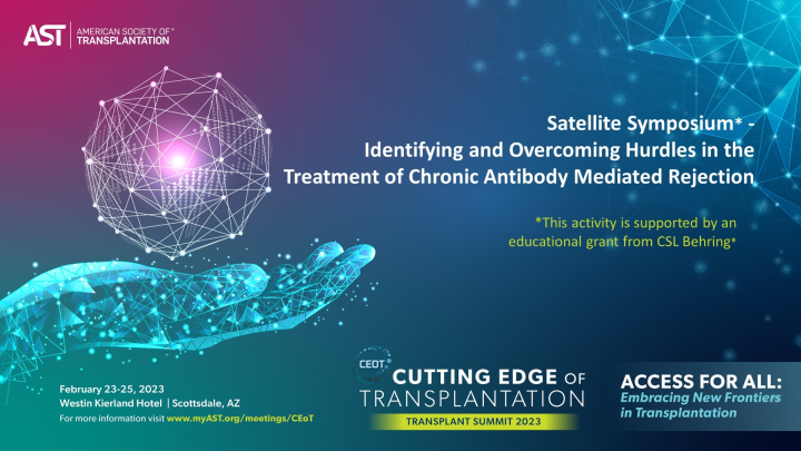 Satellite Lunch Symposium Presented by CSL Behring - American Society ...