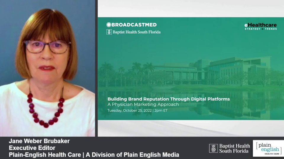 Building Brand Reputation Through Digital Platforms | A Physician Marketing Approach ...