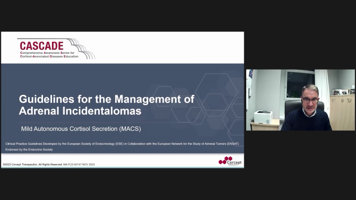Module 6: Guidelines for the Management of Adrenal Incidentalomas - Cascade