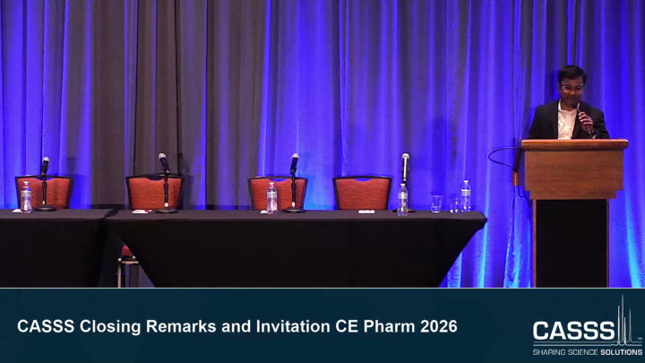 Closing Remarks and Invitation to CE Pharm 2026 - Sharing Science Solutions