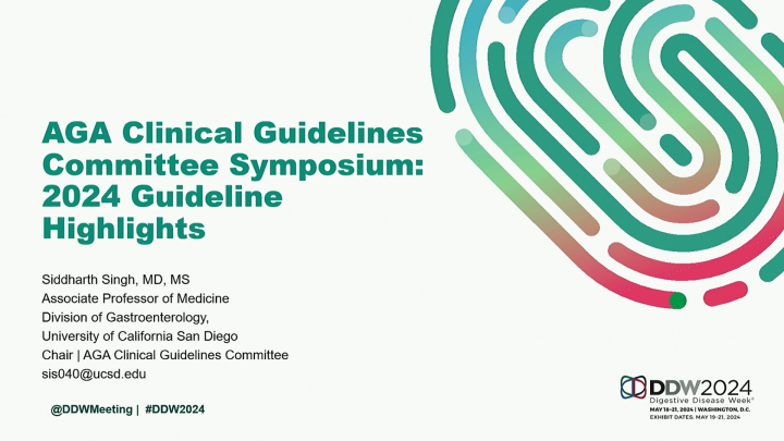 2024 AGA Guideline Highlights - Digestive Disease Week