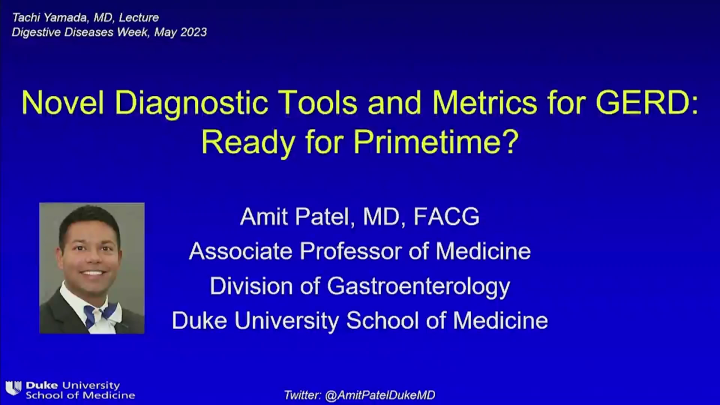 AGA Tadataka "Tachi" Yamada, MD, Lecture: Determining When ...