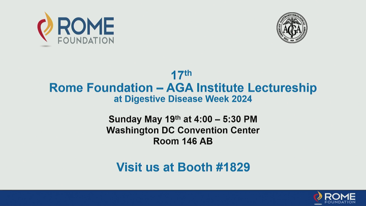 AGA-Rome Foundation Lectureship: Myths and Realities of Food ...