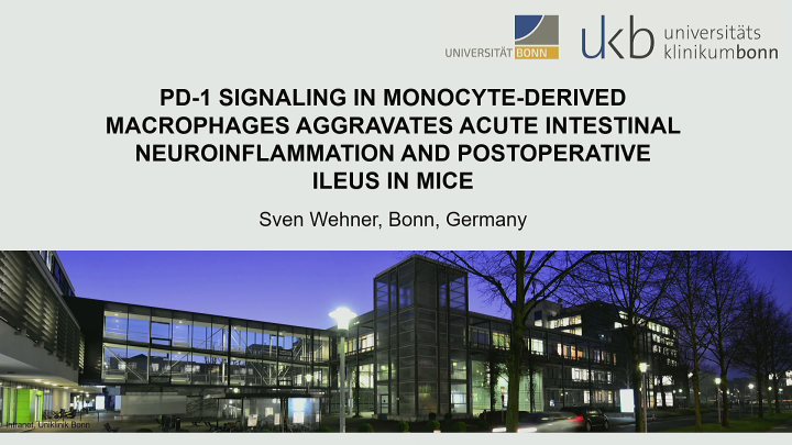 AGA Signaling Through the ENS in GI Diseases - Digestive Disease Week