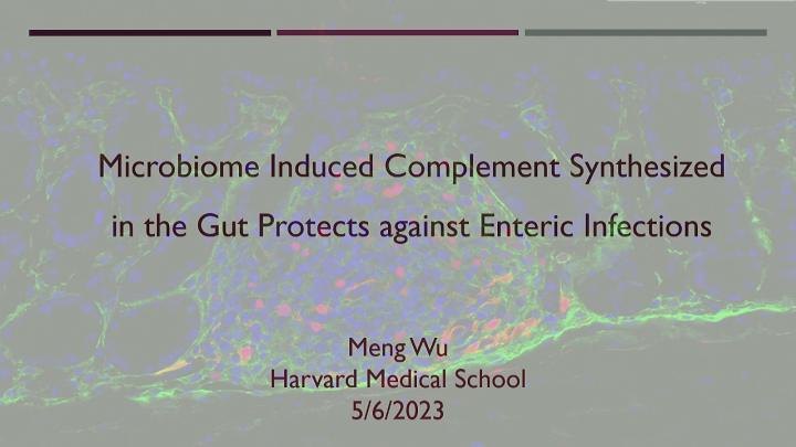 AGA New Microbiome Mechanisms and Therapies: Complement, Cancer, and ...