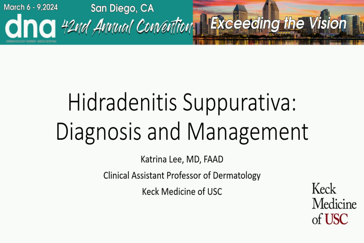 Hidradenitis Suppurativa: Diagnosis & Management - Dermatology Nurses' Association