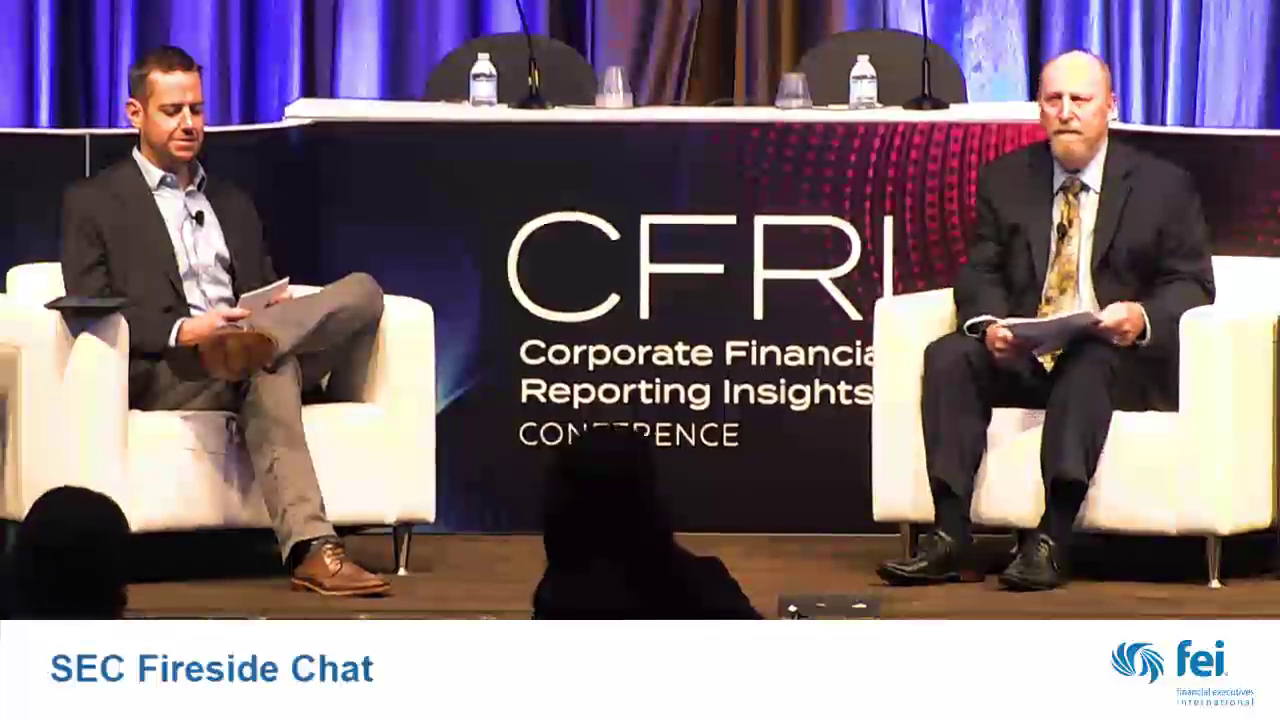 SEC Fireside Chat - Financial Executives International