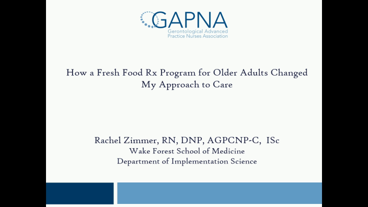 How a Fresh Food Rx Program for Older Adults Changed My Approach to ...