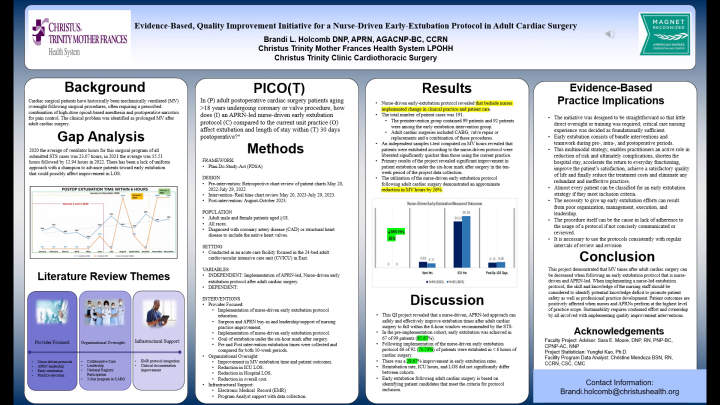 Evidence-Based, Quality Improvement Initiative for a Nurse-Driven Early ...