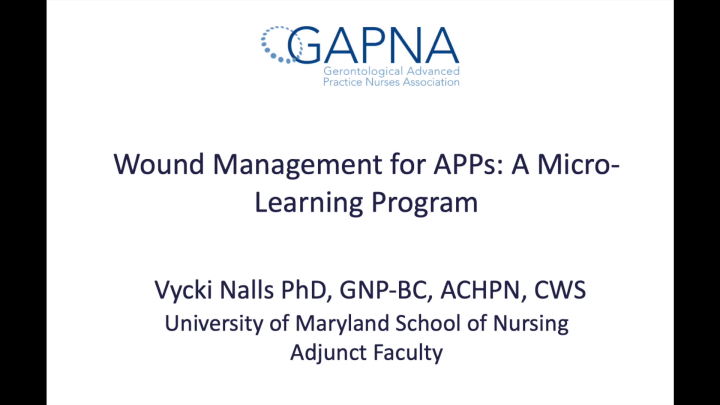Wound Bed Paradigm - Gerontological Advanced Practice Nurses Association Wound Bed Paradigm - Gerontological Advanced Practice Nurses Association