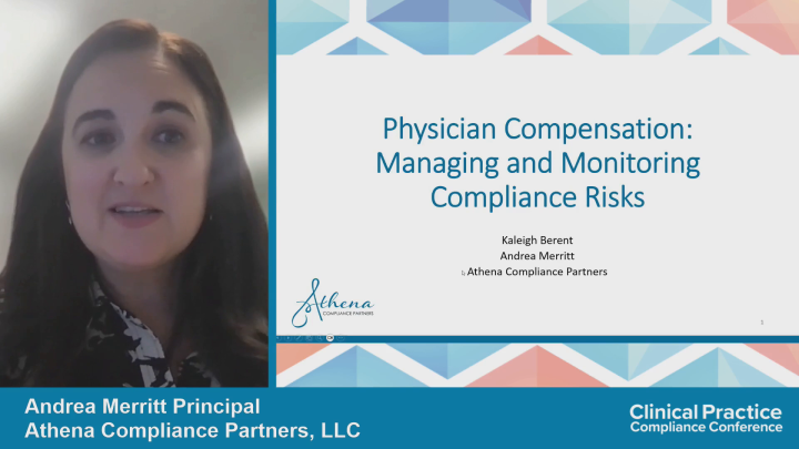502 Physician Compensation: Managing and Monitoring Compliance Risks - Health Care Compliance ...