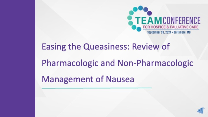 Easing the Queasiness: Review of Pharmacologic and Non-Pharmacologic ...