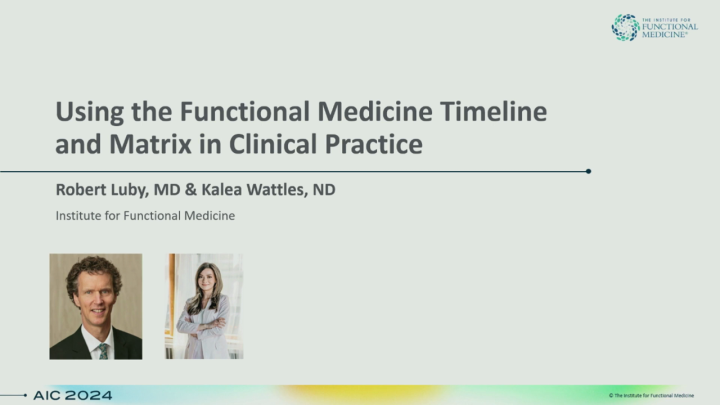 Using the Functional Medicine Timeline and Matrix in Clinical Practice ...