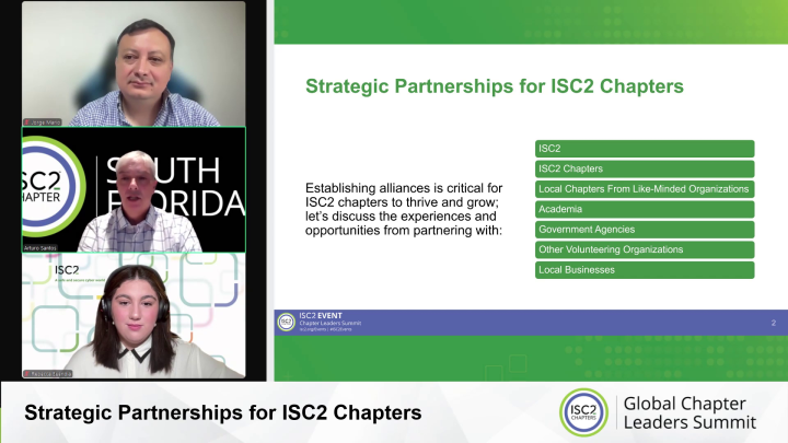 Strategic Partnerships for ISC2 Chapters - ISC2