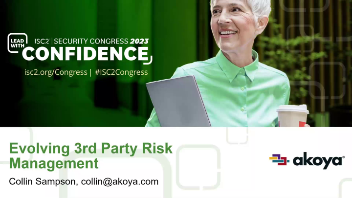 How To Evolve Third Party Risk Management Isc2 