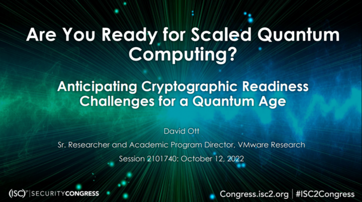 Are You Ready for Scaled Quantum Computing? Anticipating Cryptographic ...