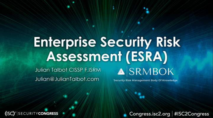 Enterprise Security Risk Assessment (ESRA) - ISC2