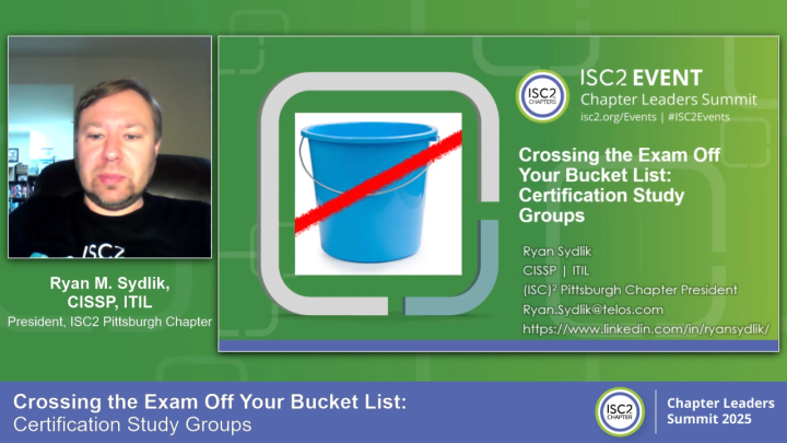 Crossing the Exam Off Your Bucket List: Certification Study Groups - ISC2
