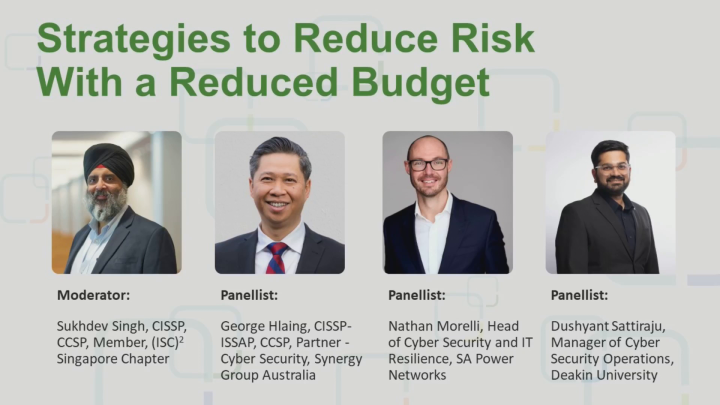 Strategies to Reduce Risk With a Reduced Budget - ISC2