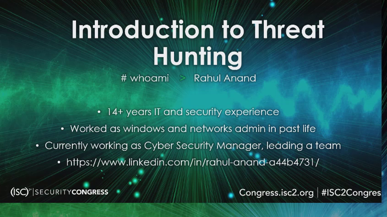 Introduction to Threat Hunting - ISC2
