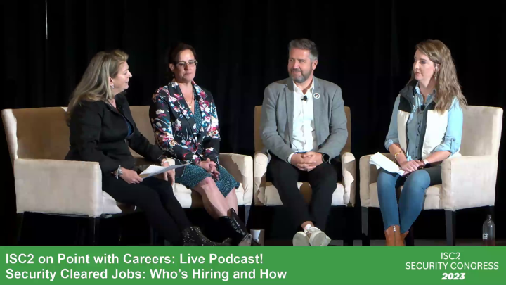 ISC2 on Point with Careers: Live Podcast! Security Cleared Jobs: Who’s ...