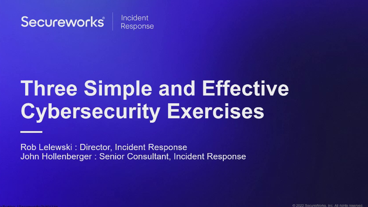 Three Simple and Effective Cybersecurity Exercises - ISC2