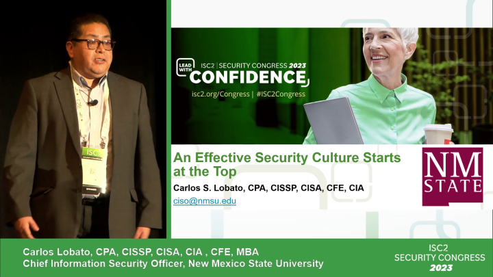 An Effective Security Culture Starts at the Top - ISC2