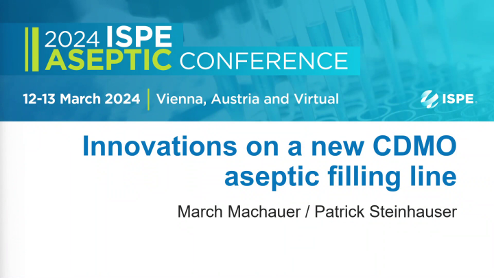 Innovations on New CMO Aseptic Filling Line - International Society for ...