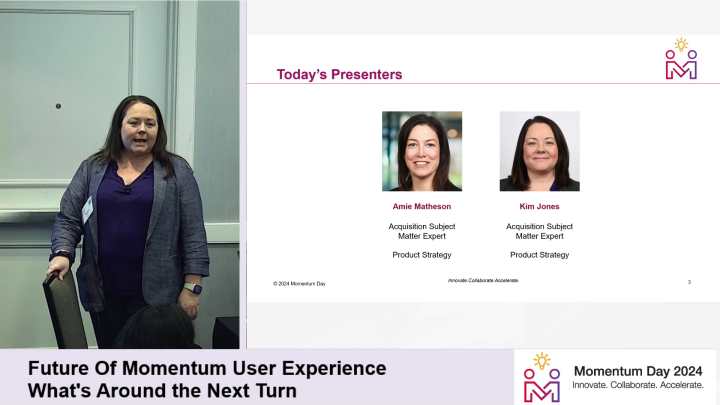 Future Of Momentum User Experience - What's Around the Next Turn - Momentum Day, CGI Federal