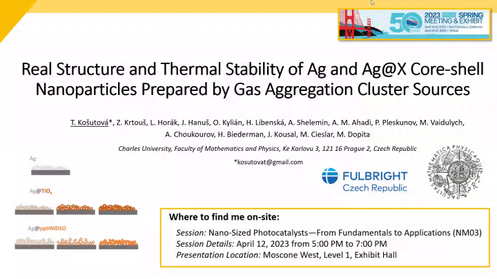 NM03.09.11: Real Structure and Thermal Stability of Ag and Ag@X Core ...