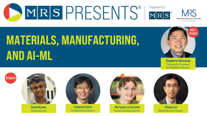 Materials, Manufacturing, and AI/ML - Materials Research Society
